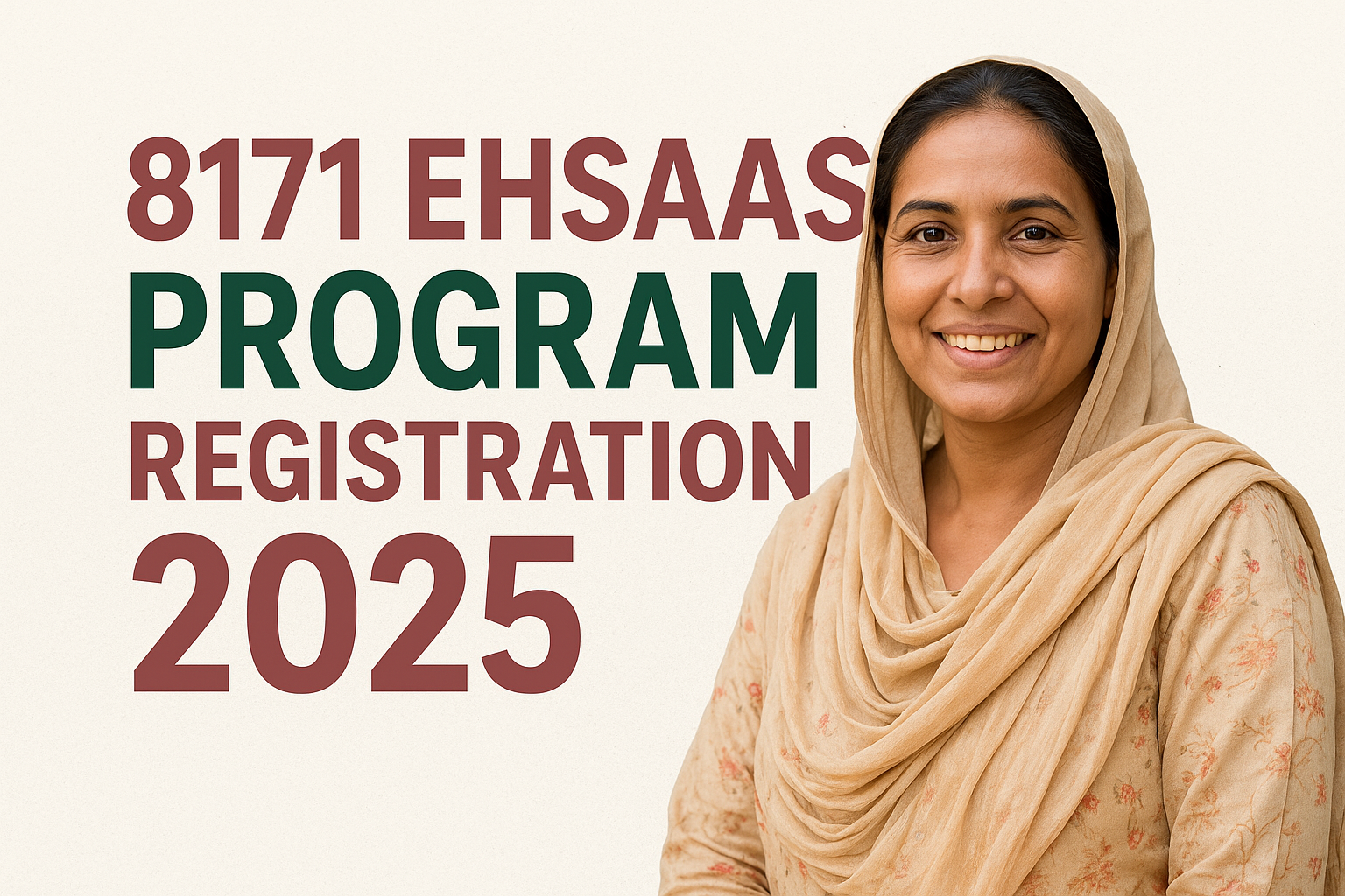 8171 Ehsaas Program Registration 2025